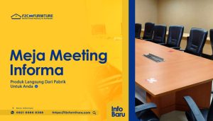 6 Rekomendasi Meja Meeting Informa yang Stylis Abis - F2C Furniture